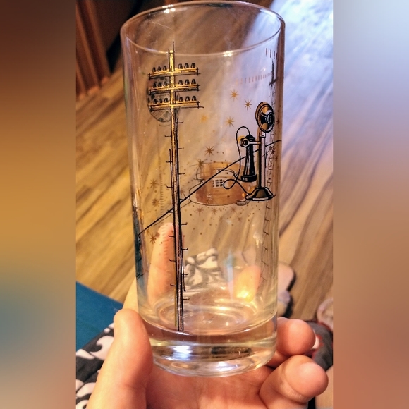 Dining | Vintage 1964 Telephone History Glass 324 | Poshmark